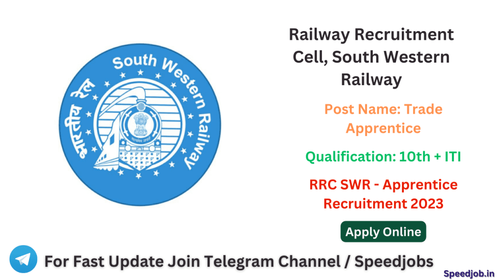 Railway SWR Apprentice Recruitment 2023 - South Western Railway Trade ...