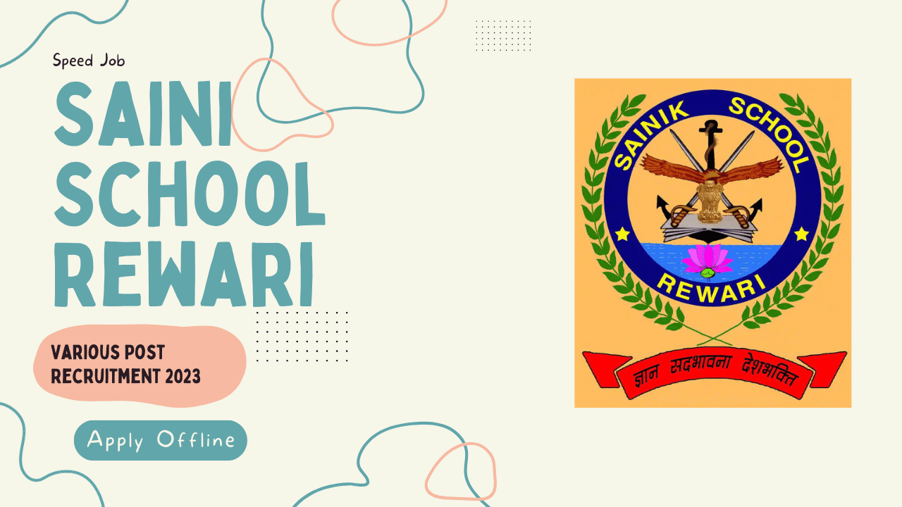 Sainik School Rewari Recruitment 2023 - LDC, TGT, Mess Manager ...