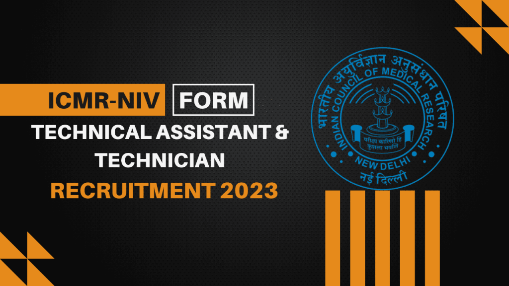 ICMR – NIV Tech Admit Card 2023 - NIV Tech Asstt And Technician
