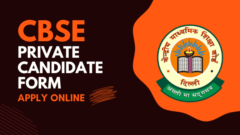 CBSE 10TH And 12th Private Candidate Form 2025 | CBSE Reappear Form