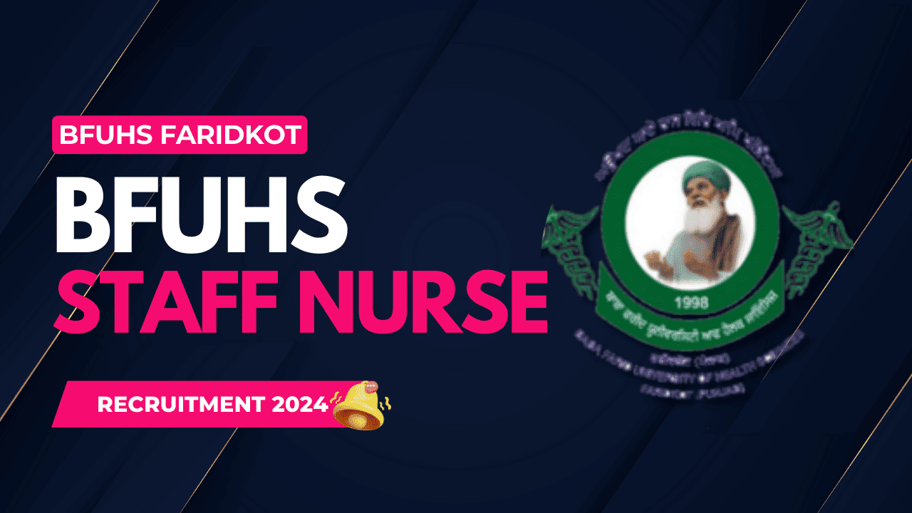 BFUHS Staff Nurse Admit Card 2024