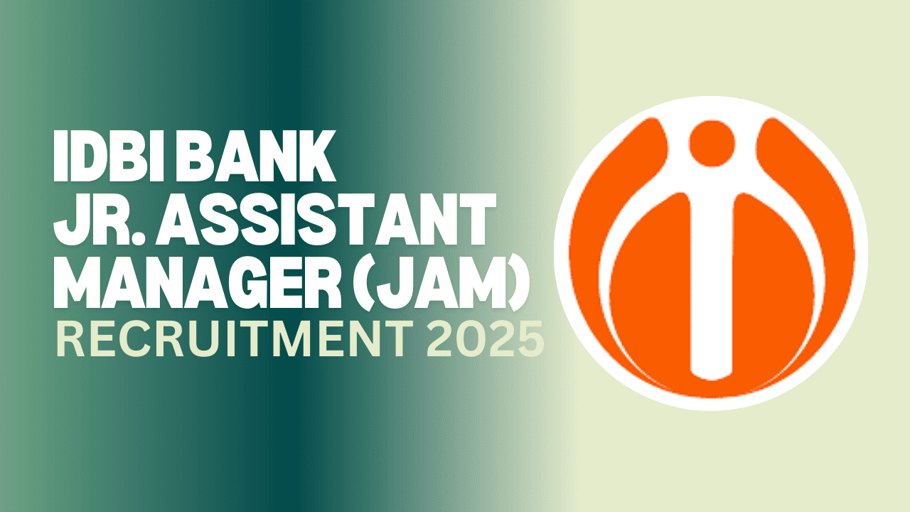 IDBI 650 Junior Assistant Manager (JAM) DV & Interview Admit Card 2025