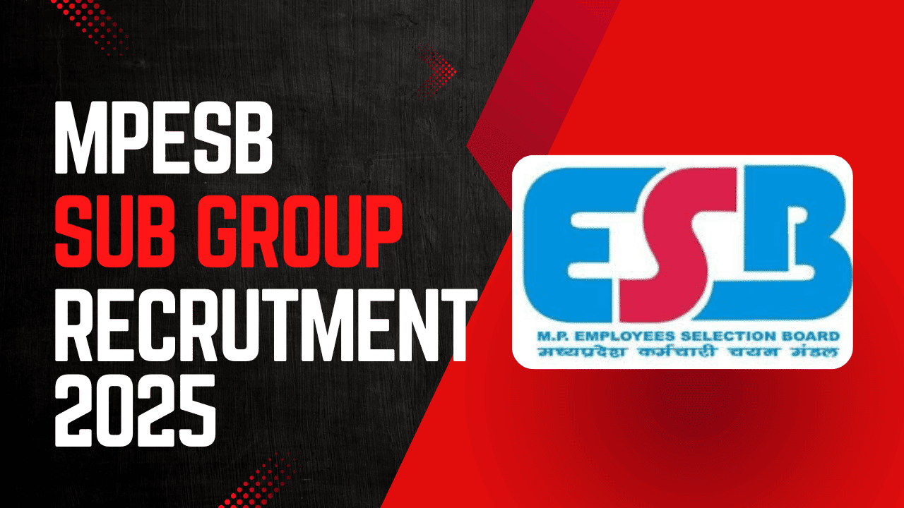 MPESB Sub Group 1-2 Admit Card 2025
