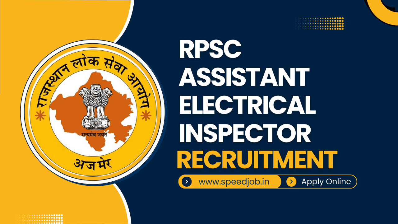 RPSC Assistant Electrical Inspector Recruitment 2025