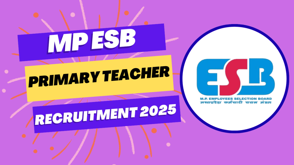 MPESB 13089 Primary Teacher Answer Key / Result 2025