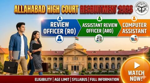 Allahabad High Court Recruitment 2026 | AHC - RO, ARO, CA Vacancy 2026